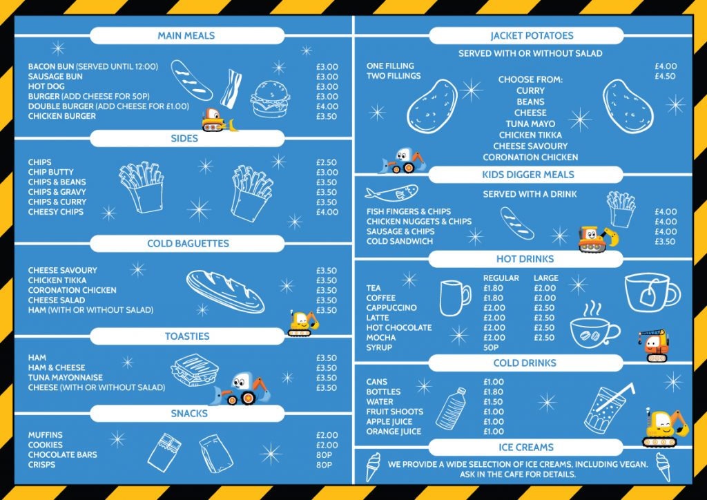 Food Outlets - Diggerland UK Theme Park